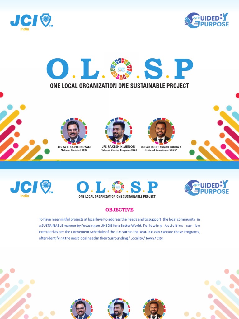OLOSP Final | PDF | Sustainability | Economic Development