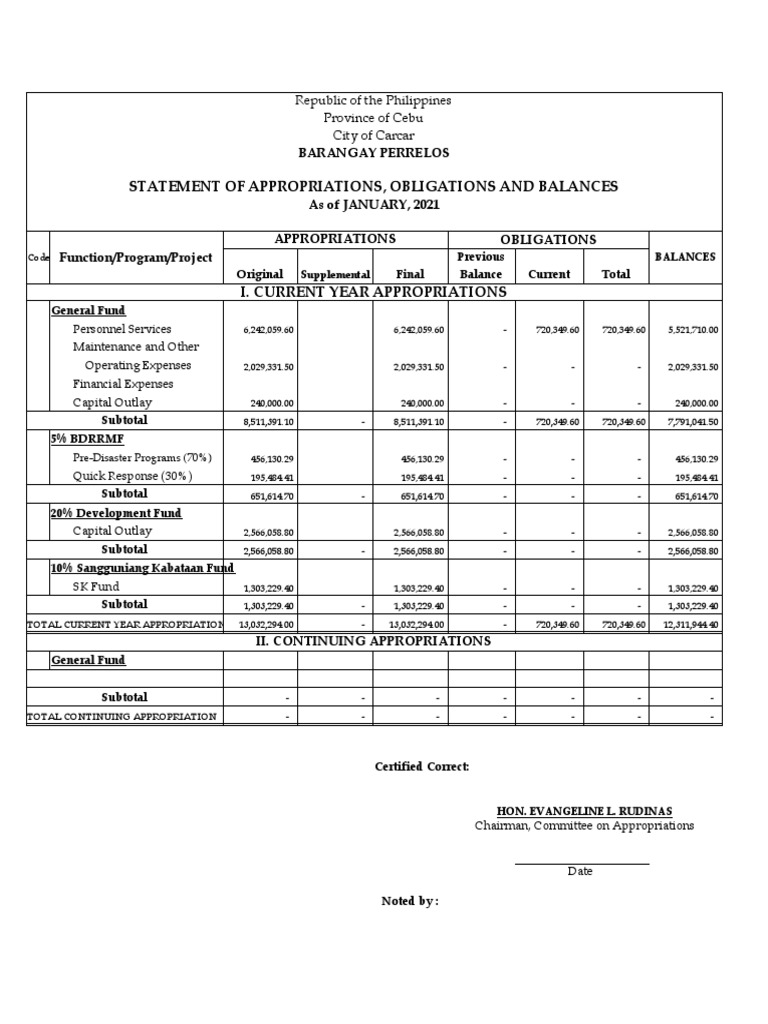 RAO and SAOB2021 | PDF | Fund Accounting | Accounting