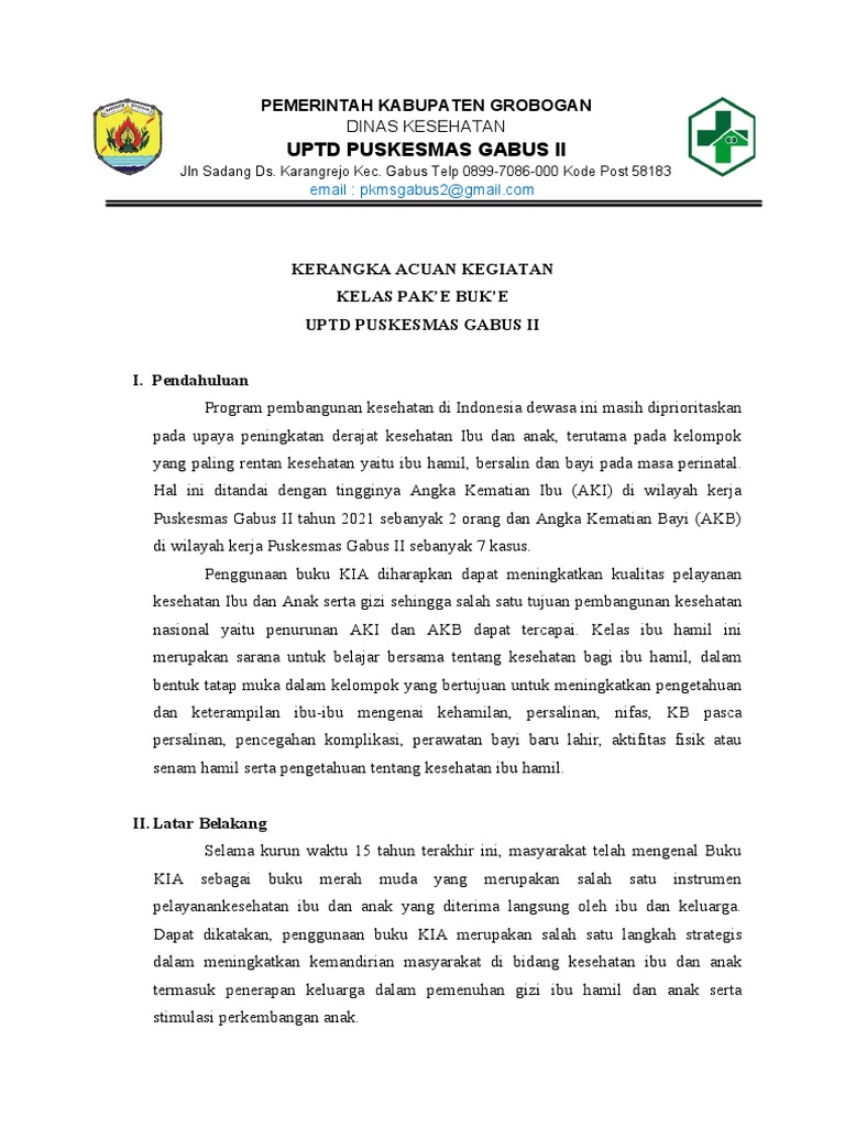 KELAS PAK'E BUK'E | PDF