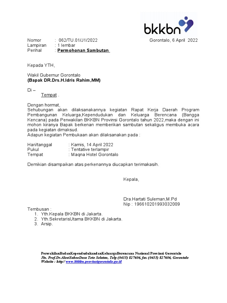 Undangan Membuka Acara | PDF