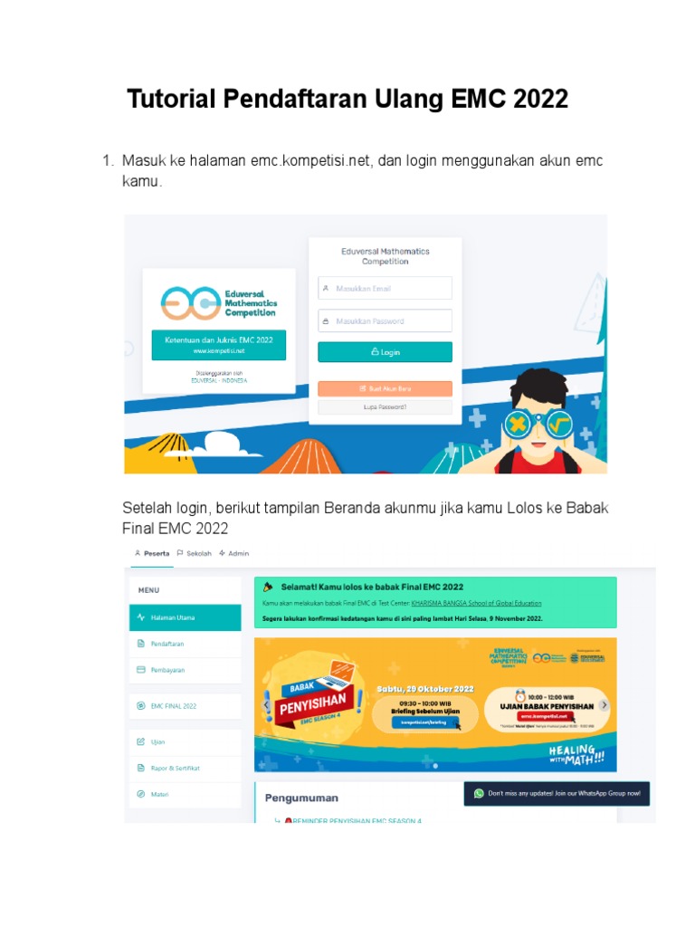 Ketentuan Babak Final EMC 2022 | PDF