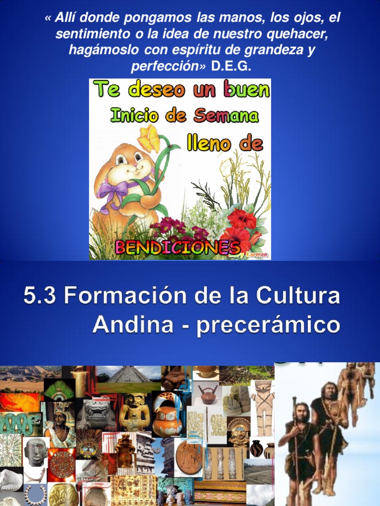 Formacion de La Cultura Andina | PDF | Andes | Perú