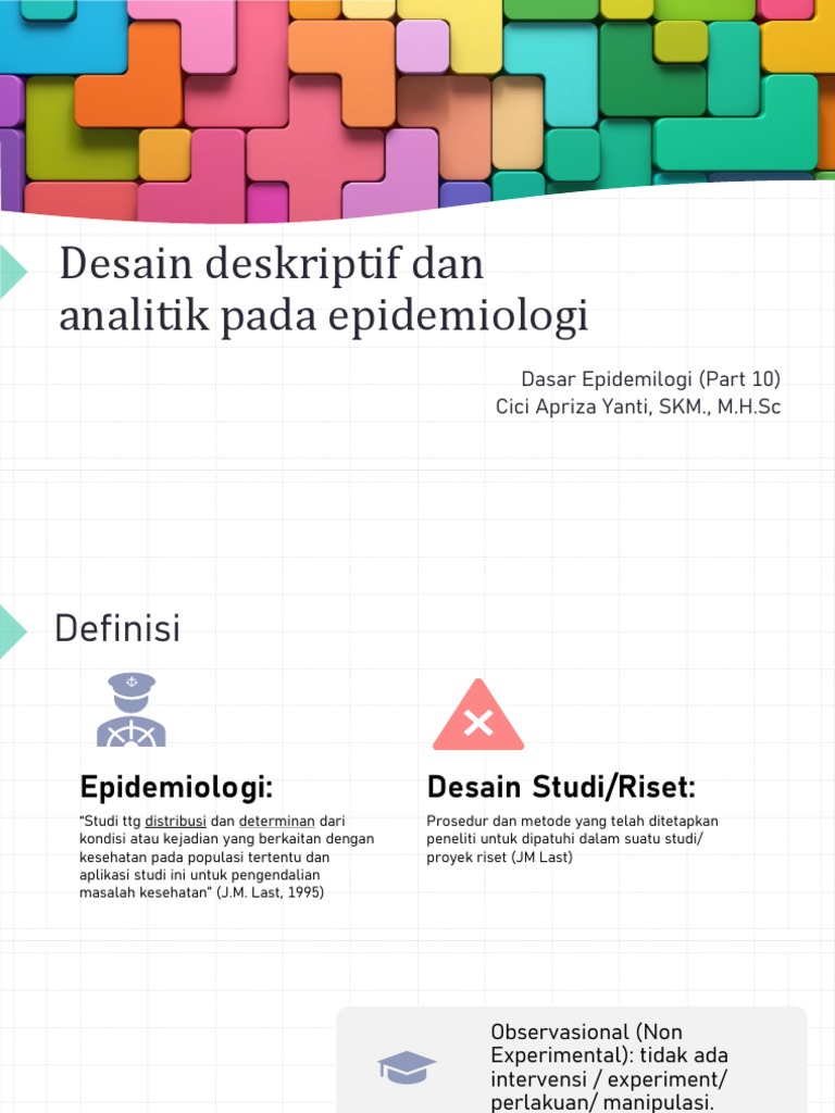 Desain Deskriptif Dan Analitik | PDF