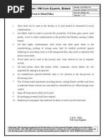 SOP 18 Foreign Material Control - WM PDF | PDF | Pallet | Metal Detector