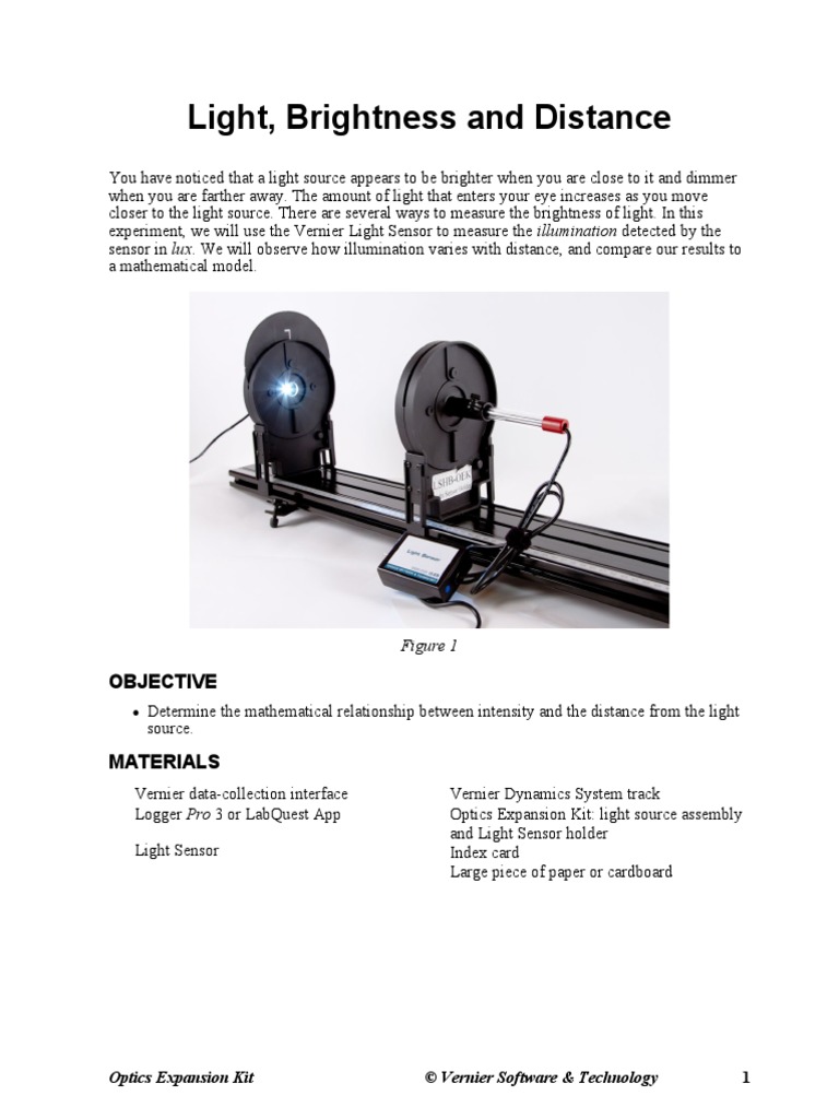 OEK-01-light and Distance | PDF | Light | Lighting