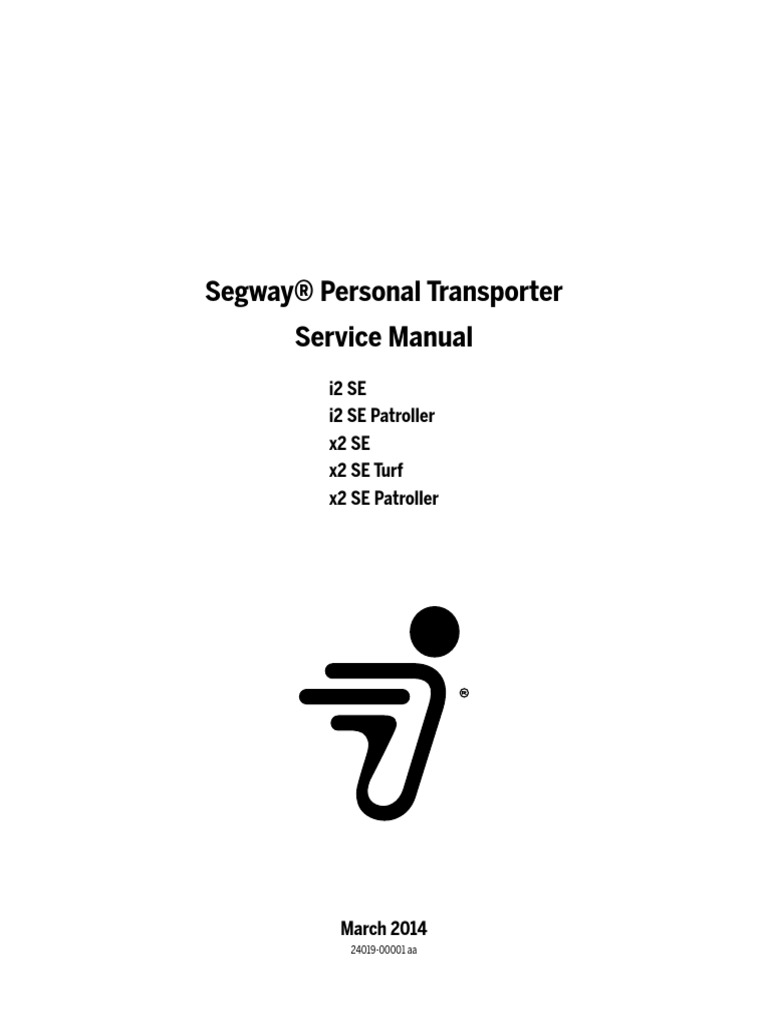 Segway® SE Service Manual | PDF | Manufactured Goods