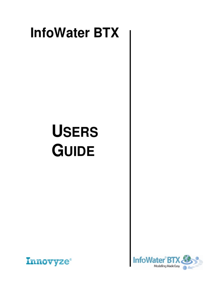 InfoWater BTX Users Guide | PDF | Esri | Arc Gis