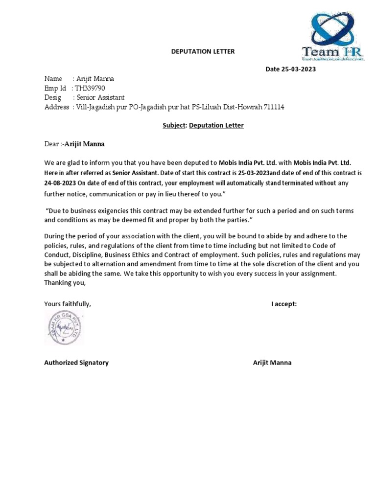 TH339790 - Offer Letter | Download Free PDF | Confidentiality | Employment