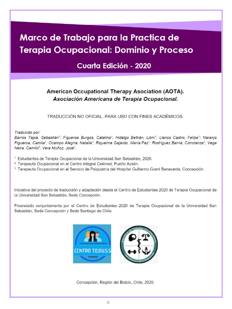 AOTA 2020 Español Revisada y Corregida PDF | PDF