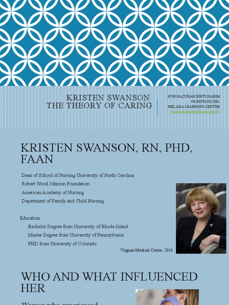 Theory of Caring Kristen Swanson Models | PDF | Nursing | Psychology