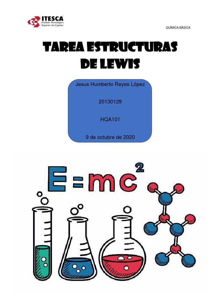 Tarea Estructuras de Lewis | PDF