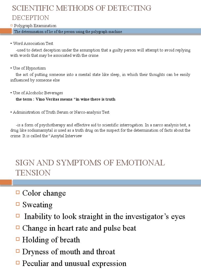 The Components of Polygraph Machine | PDF | Polygraph | Blood Pressure