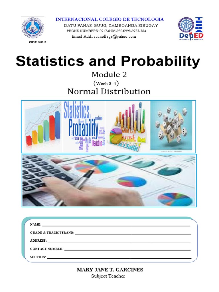 Statistics and Probability: Normal Distribution | Download Free PDF ...