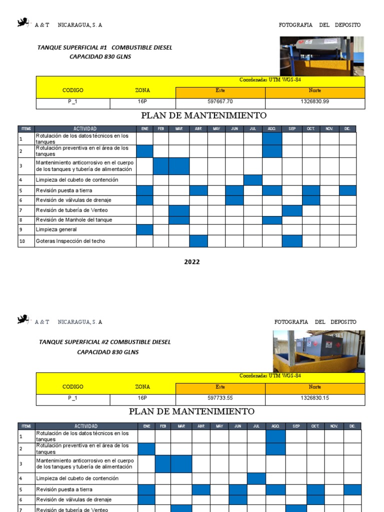Plan de Mantenimiento | PDF