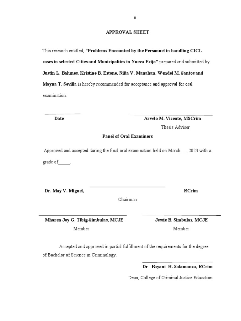 Problems Handling CICL Cases | PDF