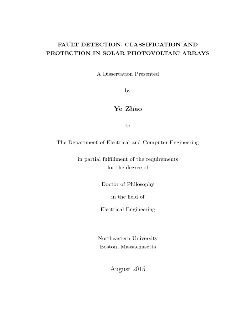 Fault Detection Classification and Prote PDF | PDF | Photovoltaics ... Fault Detection Classification and Prote PDF | PDF | Photovoltaics ...
