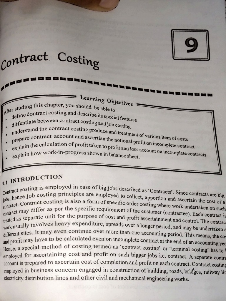 Contract Costing | PDF
