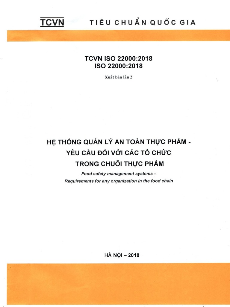 TCVN Iso 22000-2018 | PDF
