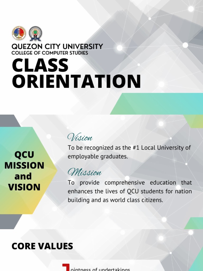 Class Orientation | PDF