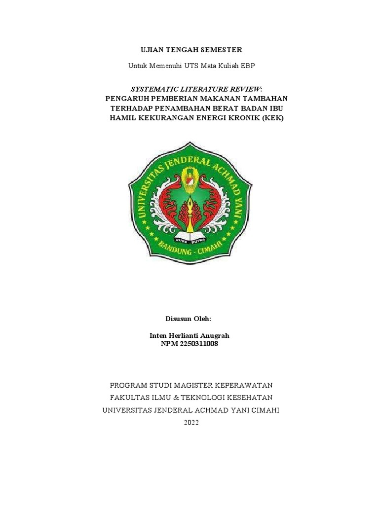 Uts MK Ebp - Inten Herlianti A - 1B | PDF | Ilmu Sosial