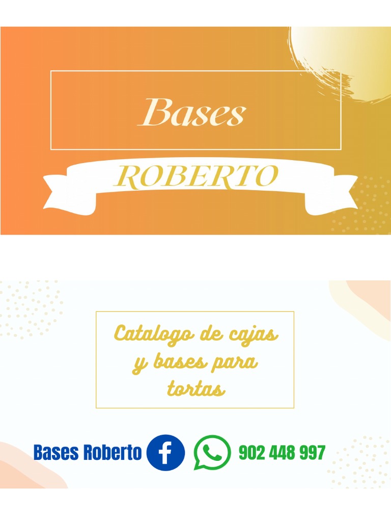 Catalogo de Bases 0.20 | PDF | Postres | Productos horneados
