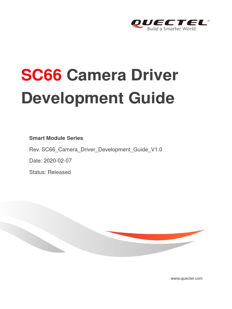 Quectel SC66 Display Driver Development Guide V1.0 | PDF | Device Driver | Computer Science