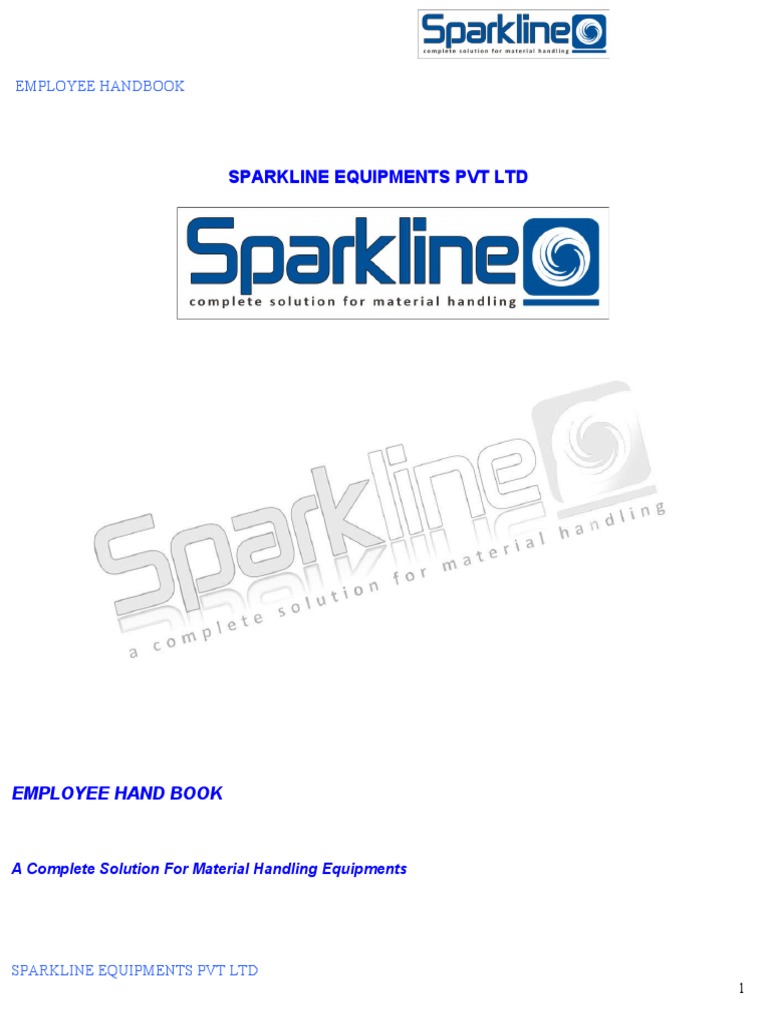28.4.2010-Sparkline Jyoti HR Manual2 FINAL - Change | PDF | Employment | Performance Appraisal