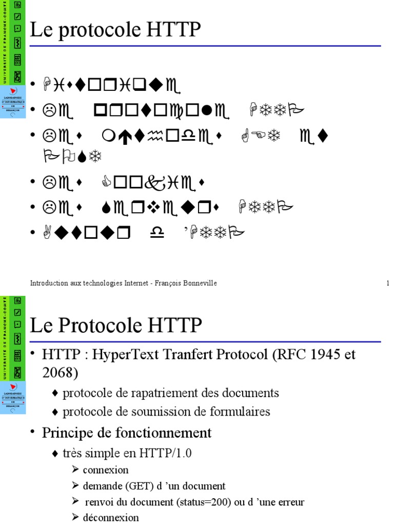 HTTP | PDF | Protocole de transfert hypertexte | Internet