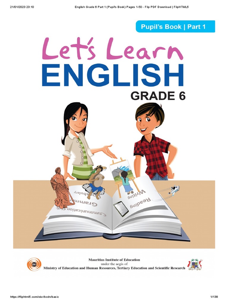 English Grade 6 Part 1 (Pupil's Book) Pages 1-50 - Flip PDF Download ...