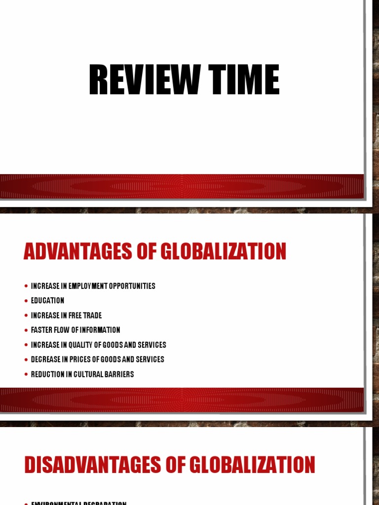 Key Components of Globalization | PDF | Globalization | Economic ...