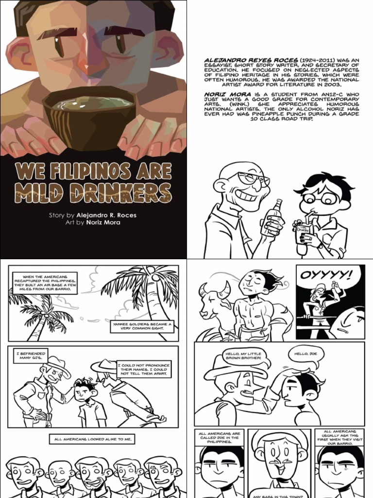 Comic (We Filipinos Are Mild Drinkers) | PDF
