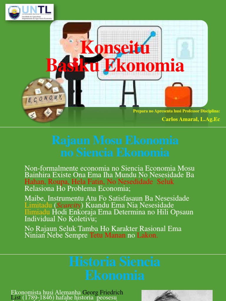 Konseitu Basiku Ekonomia PDF | PDF | Método científico | Science