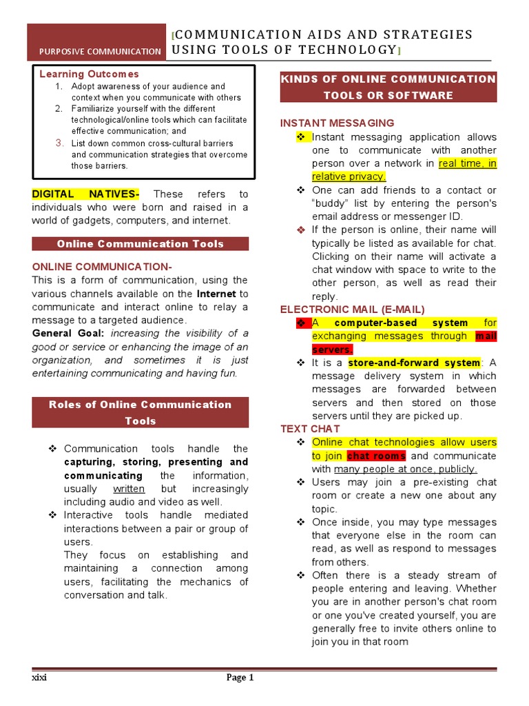 Communicating Online: An Overview of Popular Digital Communication ...