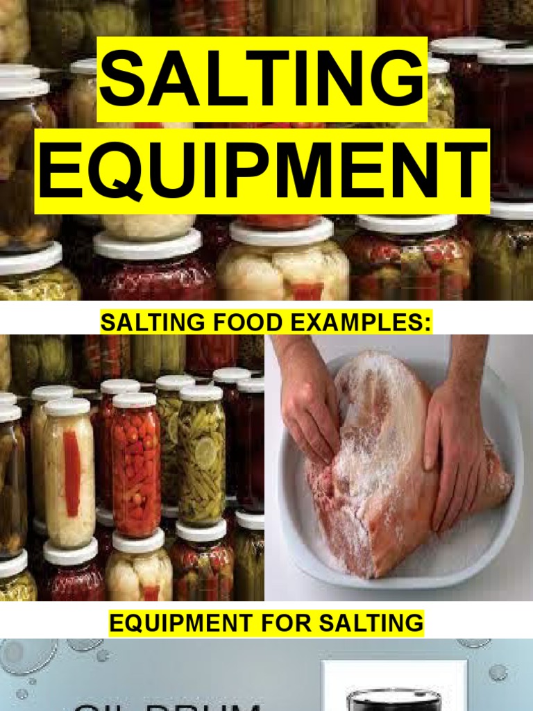 Salting Equipment | PDF