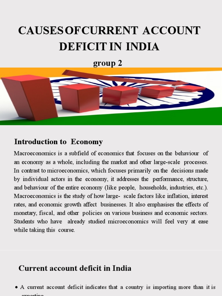 India's Current Account Deficit | PDF | Government Budget Balance ...