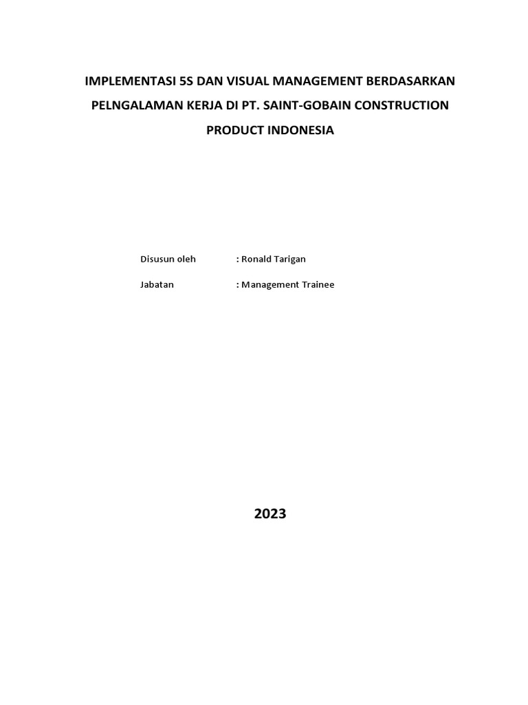 Implementasi 5S | PDF