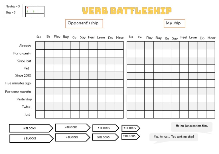 Battleship 29-12 PRESENT PERFECT PDF | PDF