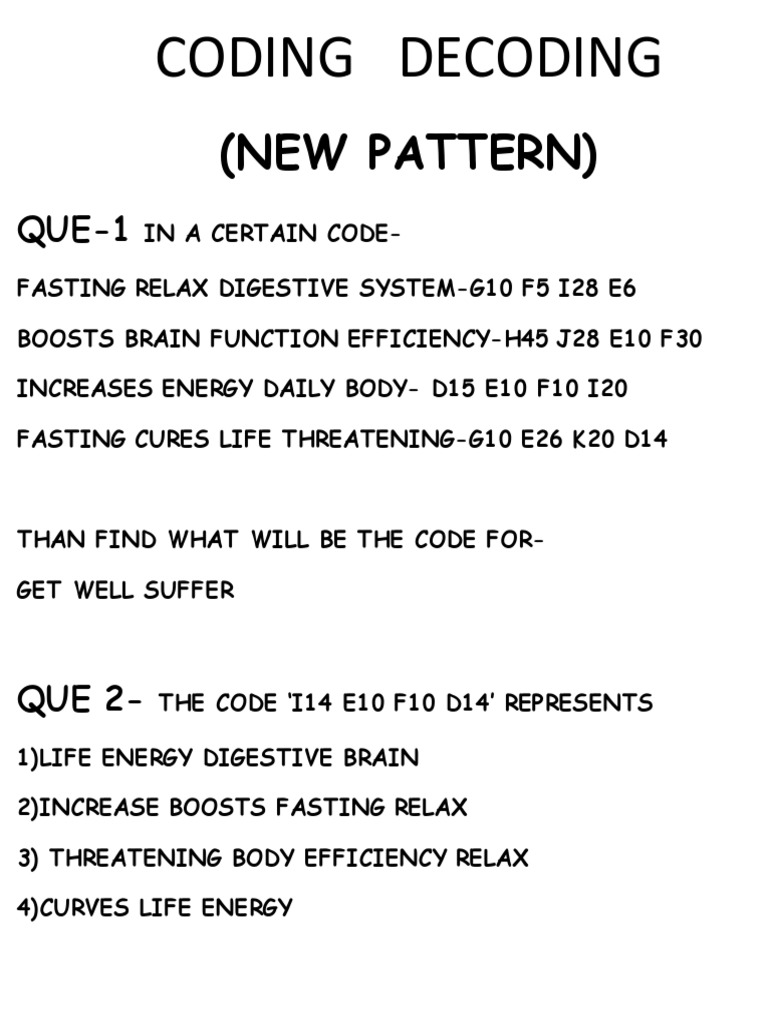 Substitutional Coding | PDF