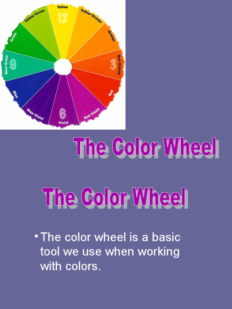 Color Wheel | PDF | Cooking, Food & Wine