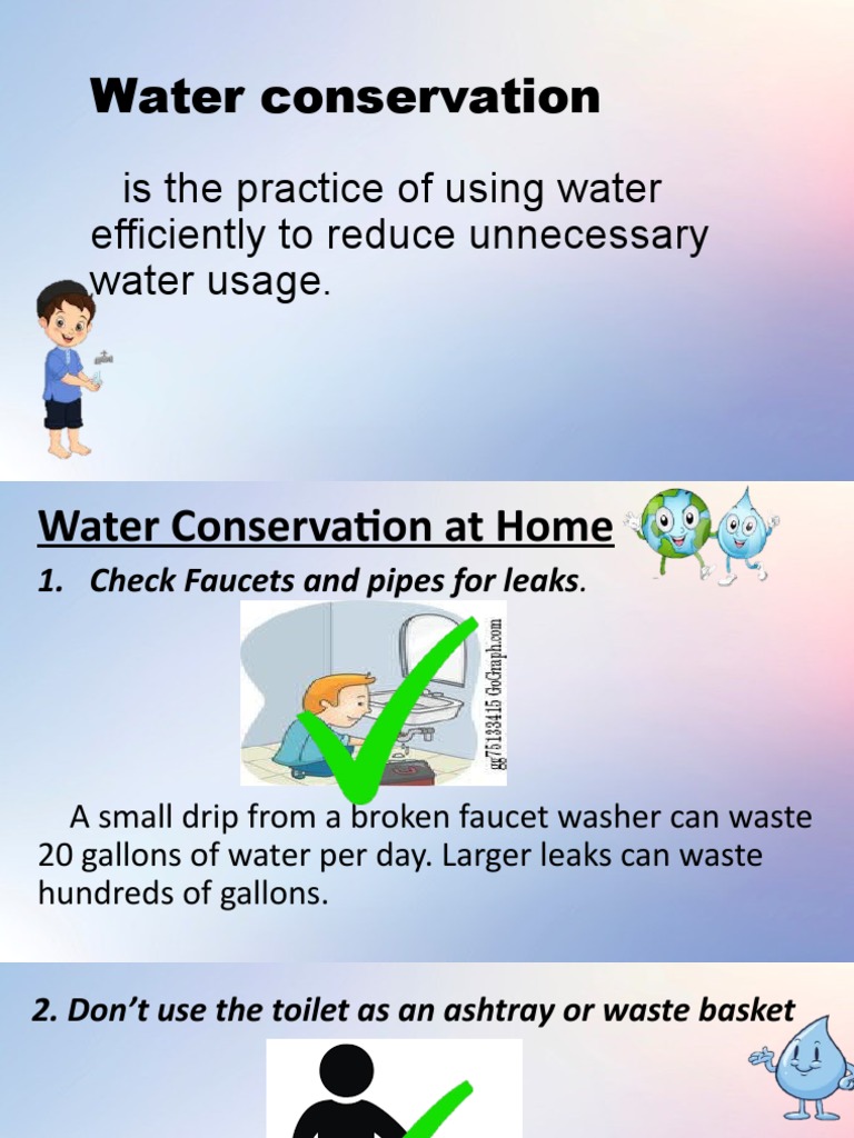 Water Conservation-Mapeh | PDF | Water Conservation | Toilet
