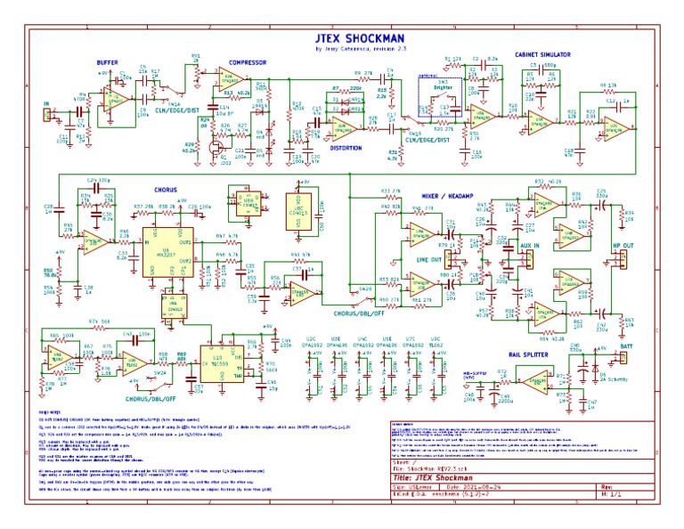 JTEX shockman circuit analysis | PDF