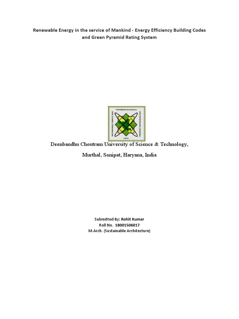 Renewable Energy in The Service of Mankind - Energy Efficiency Building ...