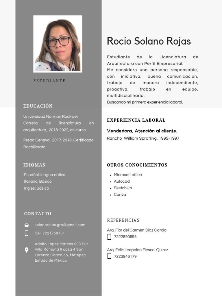 CV Rocio Solano Rojas | PDF