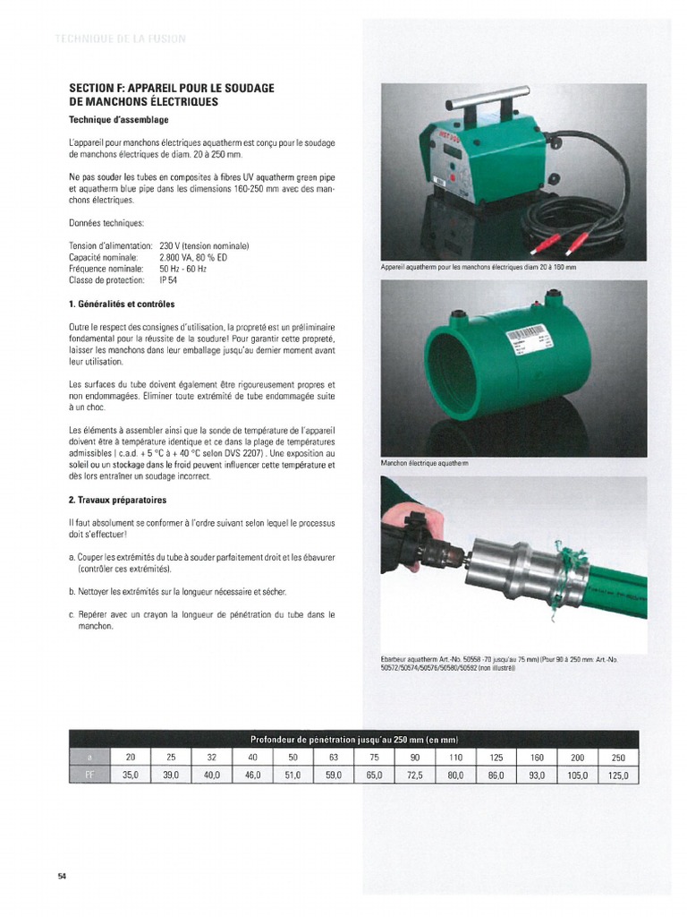 5-Manchons Électrosoudable PDF | PDF