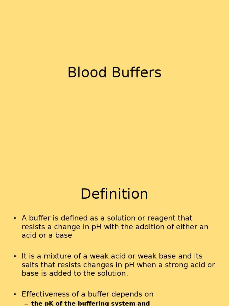 Renal Buffer System