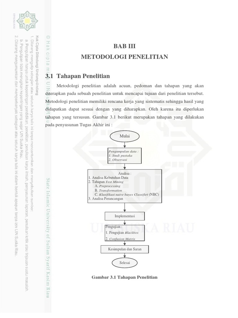 BAB III - Tahapan Penelitian | PDF