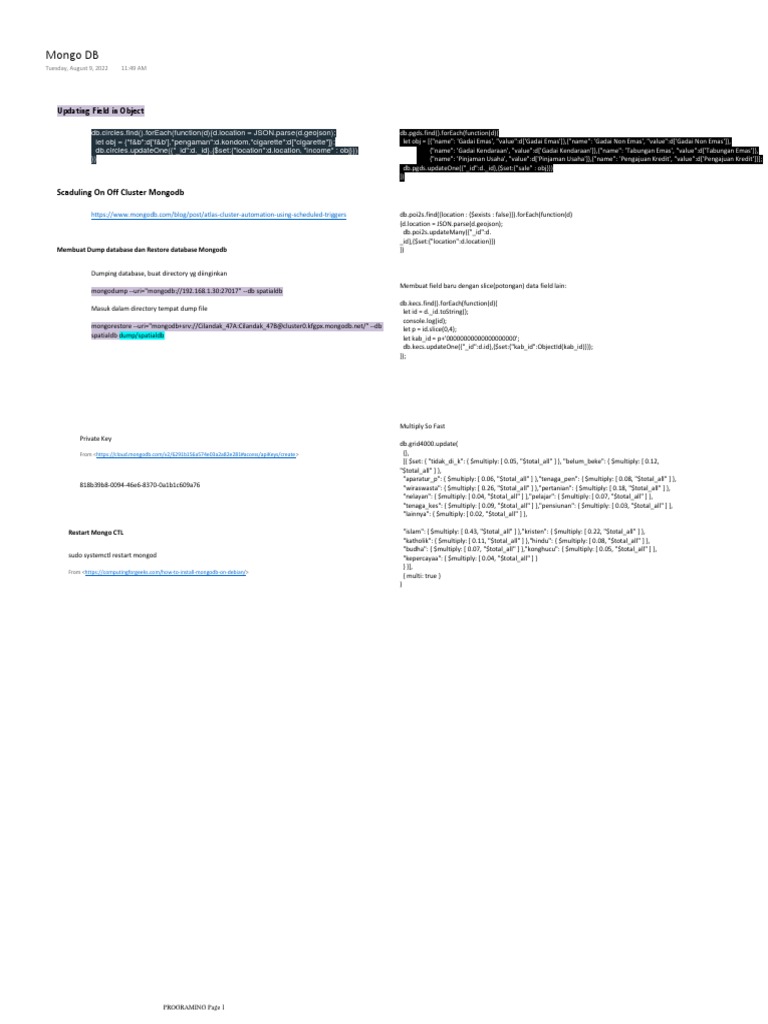 Mongo Db Pdf Pdf Computing Information Technology