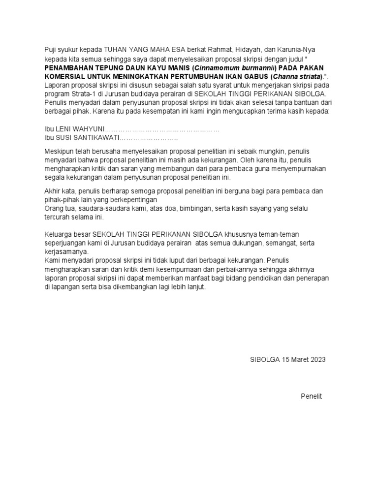 Proposal Sartika | PDF | Kesehatan Holistik | Teknologi & Rekayasa