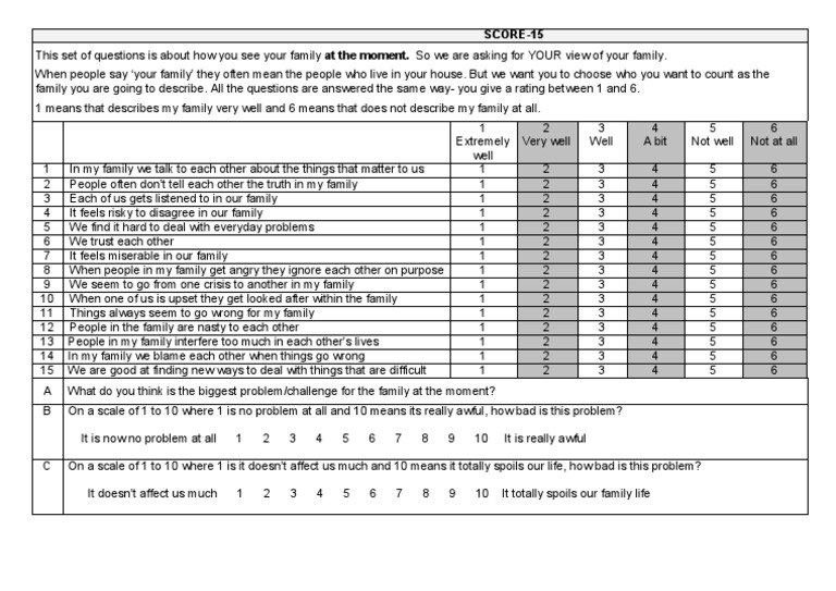 Score 15 | PDF | Wellness