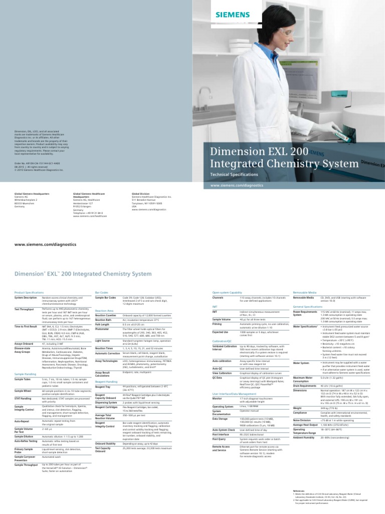 Dimension Exl 200 Tech Specs | PDF